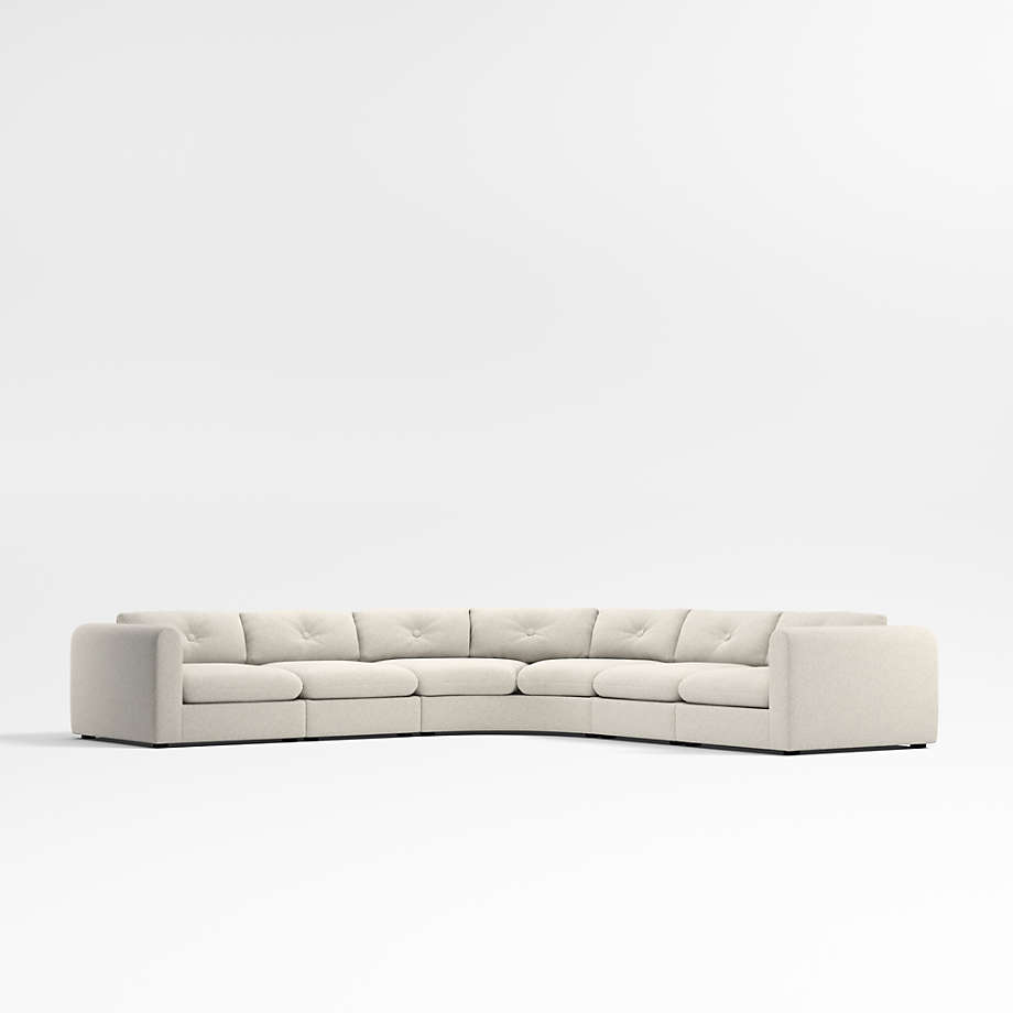 Bucktown Modular 5-Piece Wedge Sectional Sofa + Reviews | Crate & Barrel