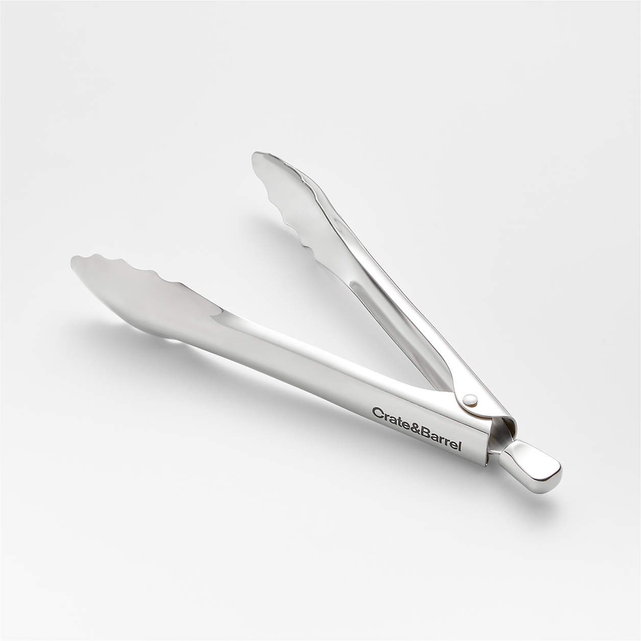 Crate & Barrel 9" Stainless Steel Tongs + Reviews | Crate & Barrel Canada