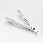 Crate & Barrel 9" Stainless Steel Tongs + Reviews | Crate & Barrel
