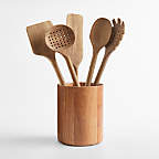 Crate & Barrel Acacia Wood Utensils | Crate & Barrel