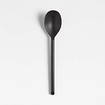 Crate & Barrel Black Silicone Deep Spoon + Reviews | Crate & Barrel Canada