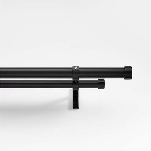 Black Curtain Rods | Crate & Barrel