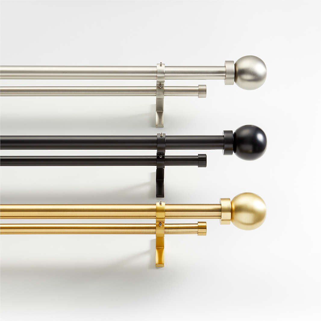 Curtain Hardware: Rods, Tie Backs & Rings | Crate & Barrel Canada