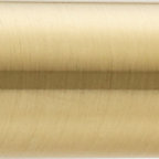 Brass 1" Double Curtain Rod and End Cap Finials Set 48"-88" + Reviews ...