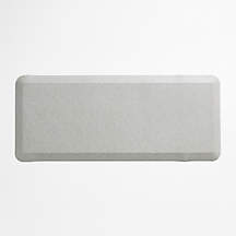 Crate & Barrel GelPro Comfort Grey Pin Check Kitchen Mat 20"x48 ...