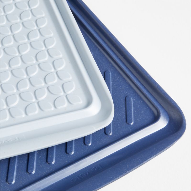 Prep and Serve Stacking Grill Prep Trays, Set of 2 | Crate & Barrel
