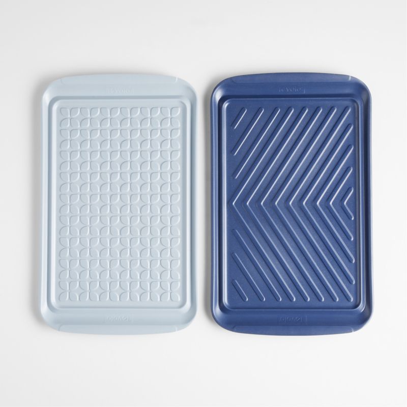 Prep and Serve Stacking Grill Prep Trays, Set of 2 | Crate & Barrel