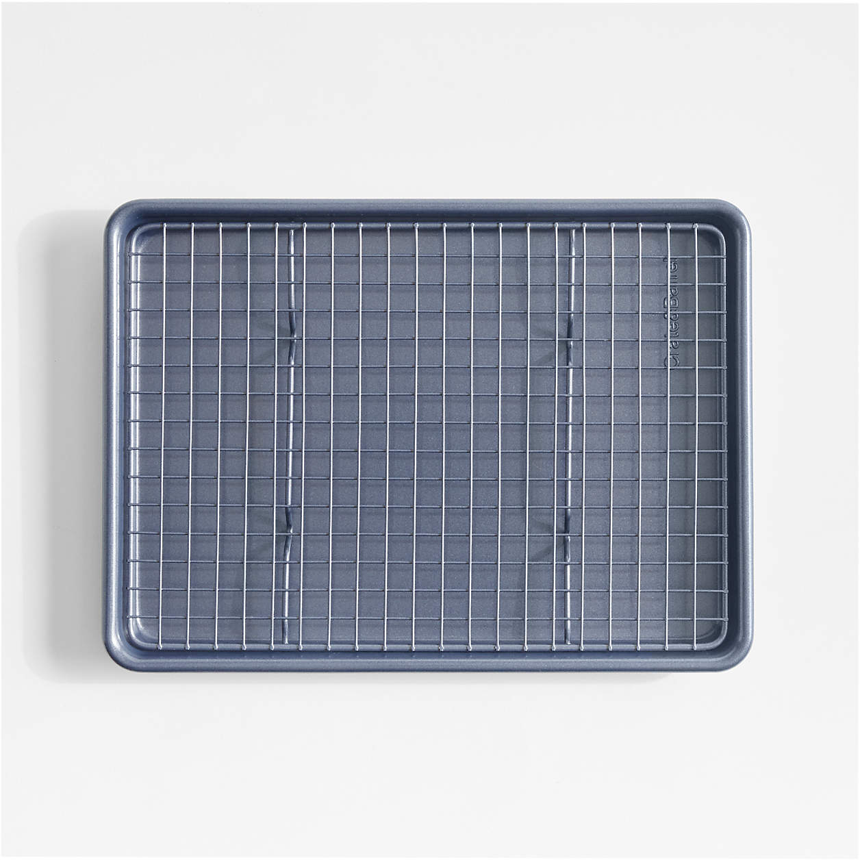 Crate & Barrel Slate Blue Quarter Sheet Cooling Rack + Reviews | Crate ...