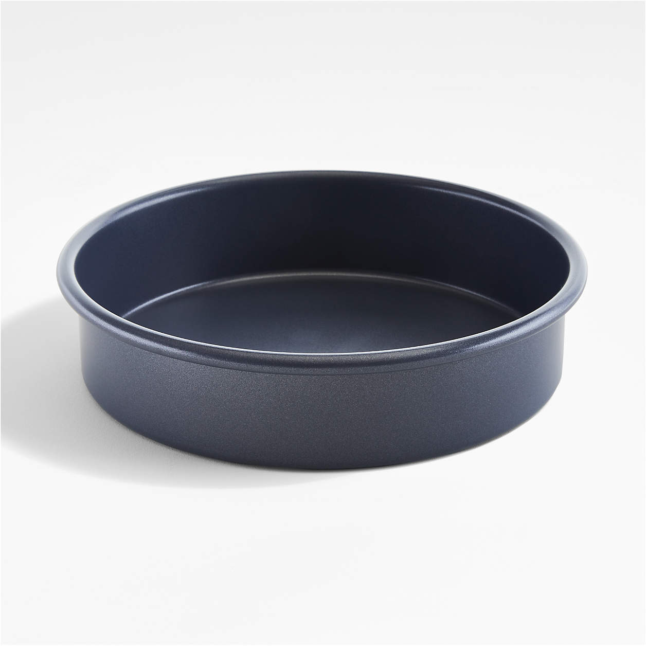 Crate & Barrel Slate Blue 8" Round Cake Pan + Reviews | Crate & Barrel