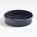 Crate & Barrel Slate Blue 8" Round Cake Pan + Reviews | Crate & Barrel