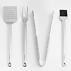 Crate & Barrel Stainless Steel Grill Tools | Crate & Barrel