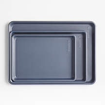 Crate & Barrel Slate Blue Baking Sheets, Set of 3 + Reviews | Crate ...