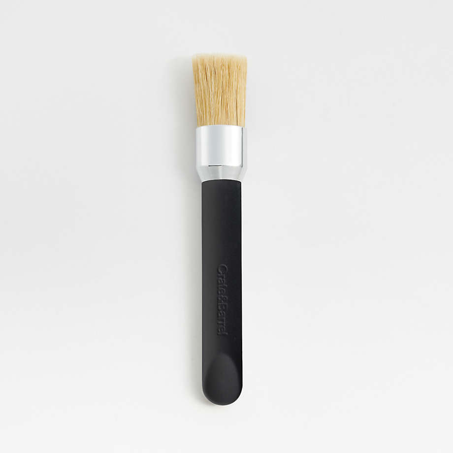Crate & Barrel Small Soft-Touch Pastry Brush + Reviews | Crate & Barrel