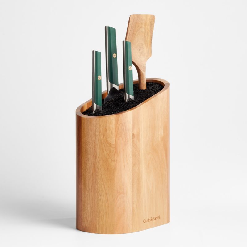 Crate And Barrel Universal Knife Storage Block Reviews Crate And Barrel 