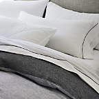 New Natural Hemp Ink Black Grid Twin/Twin XL Duvet Cover + Reviews ...