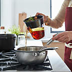 All-Clad d3 Curated 2.5-Quart Saucier with Lid + Reviews | Crate & Barrel