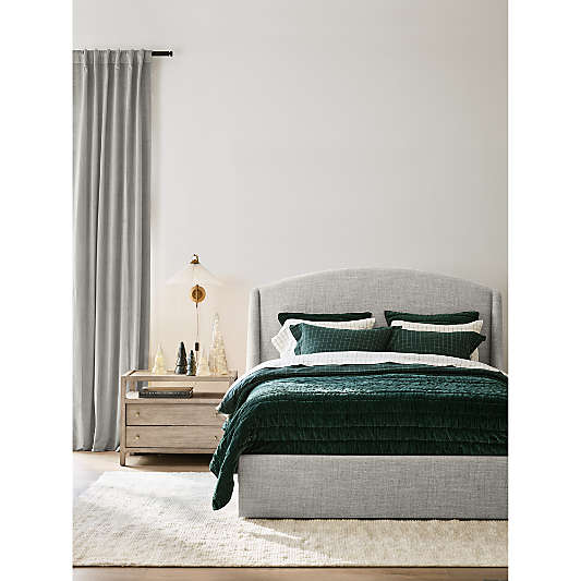 Grey Curtains: Gray Drapes & Grey Window Treatments | Crate & Barrel