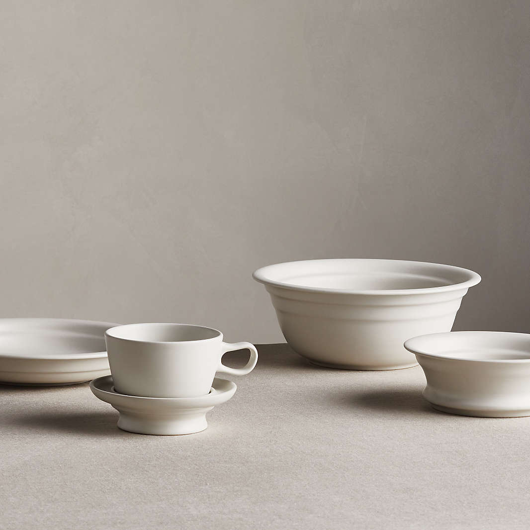 White Dinnerware Sets | Crate & Barrel