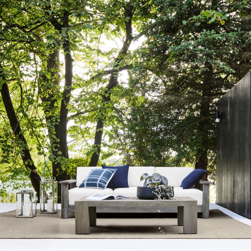 Saabira Taupe Indoor/Outdoor Tabletop Planter + Reviews | Crate & Barrel