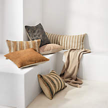 Calda Chantilly 70"x55" Warm Sand Beige Throw Blanket + Reviews | Crate & Barrel