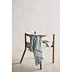 Cloudy Blue Checkmate Baby Stroller Blanket by Leanne Ford | Crate & Kids