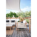 Fen Outdoor Lounge Chair + Reviews | Crate & Barrel