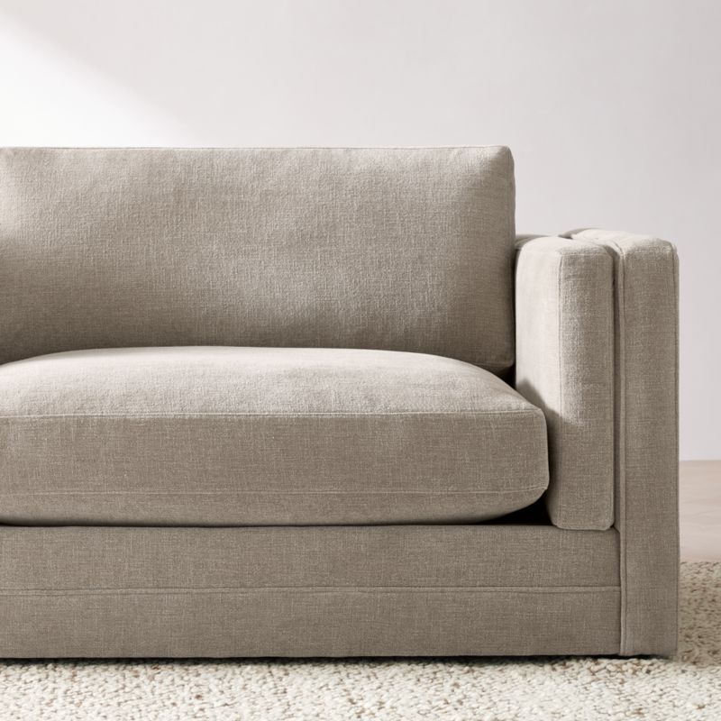 Big Sur Wool Handwoven Brown Area Rug 6'x9' + Reviews | Crate & Barrel