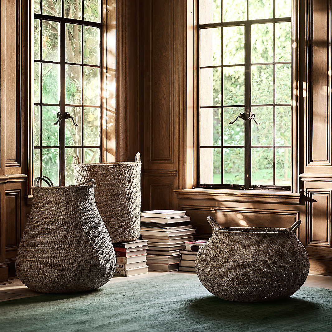 Decorative Storage Baskets: Wicker, Wire & Rattan | Crate & Barrel