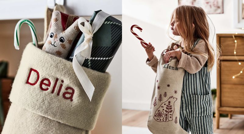 Kids Christmas Stockings 2024: Personalized Stockings | Crate & Kids