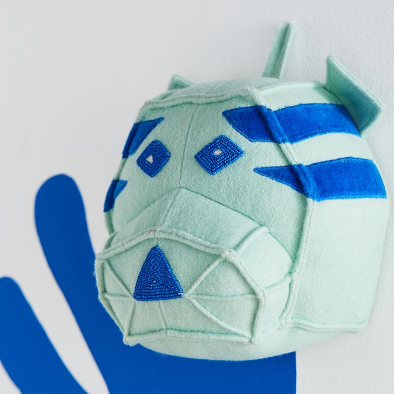 Felt Cat Animal Head Wall Decor | Crate & Kids