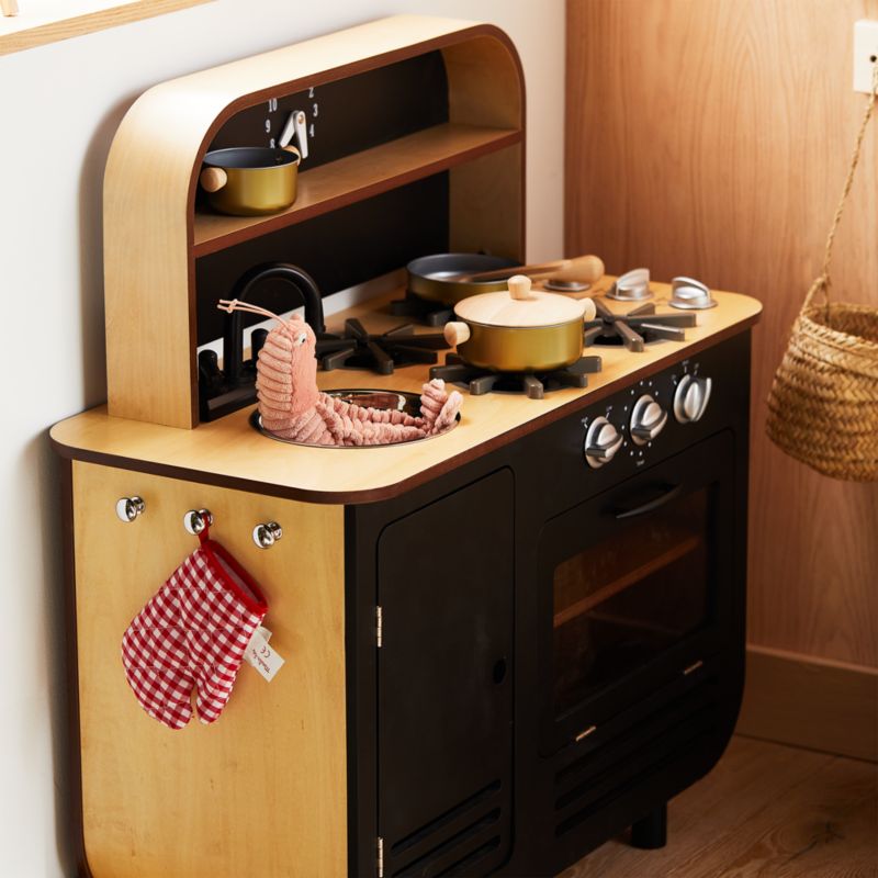 Modern Chef Wooden Kids Kitchen Play Set | Crate & Kids