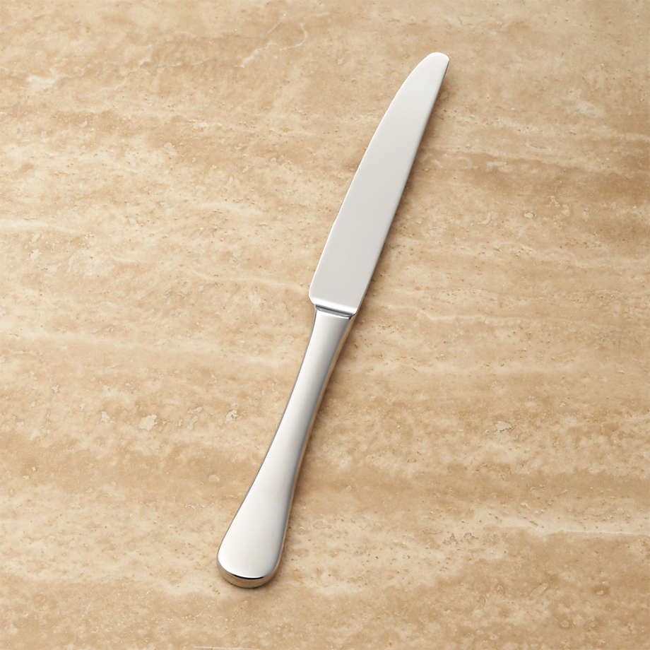 Caesna Mirror Dinner Knife by Robert Welch + Reviews | Crate & Barrel
