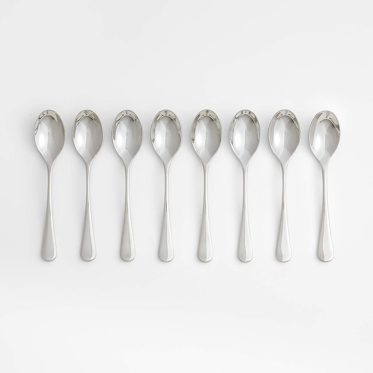 Caesna Mirror Dinner Spoon, Set of 8 | Crate & Barrel