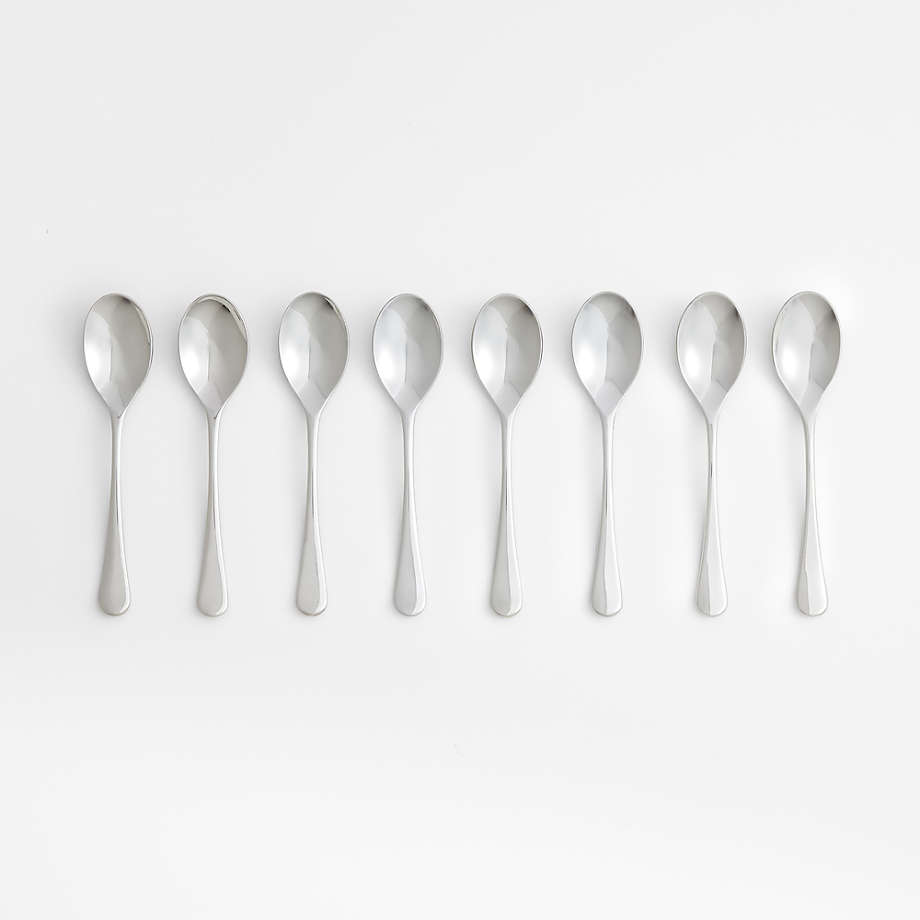 Caesna Mirror Teaspoon, Set of 8 + Reviews | Crate & Barrel