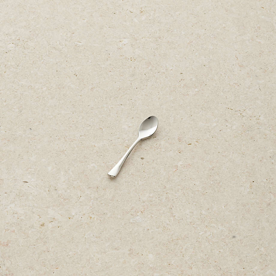 Caesna Mirror Mustard Spoon by Robert Welch + Reviews | Crate & Barrel