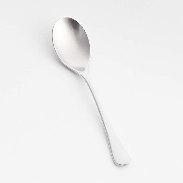 Caesna Satin Serving Spoon by Robert Welch + Reviews | Crate & Barrel