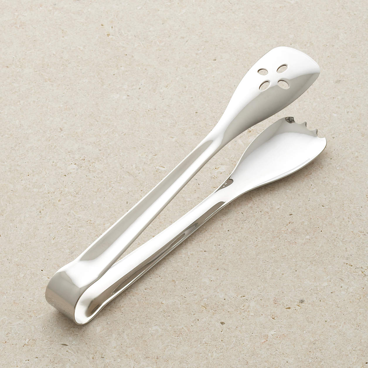 Caesna Mirror Serving Tongs by Robert Welch + Reviews | Crate & Barrel