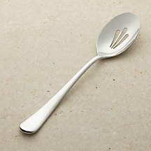 Caesna Mirror Slotted Serving Spoon by Robert Welch + Reviews | Crate ...