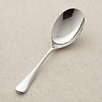 Caesna Mirror Wide Serving Spoon by Robert Welch + Reviews | Crate & Barrel