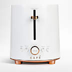 GE Cafe Express Finish Matte White 2-Slice Toaster | Crate & Barrel