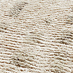 Calais Textured Wool-Blend Hand-Knotted White Area Rug 10'x14 ...
