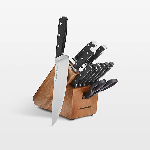 Calphalon Premier SharpIN 15-Piece Knife Block Set with Self-Sharpening ...