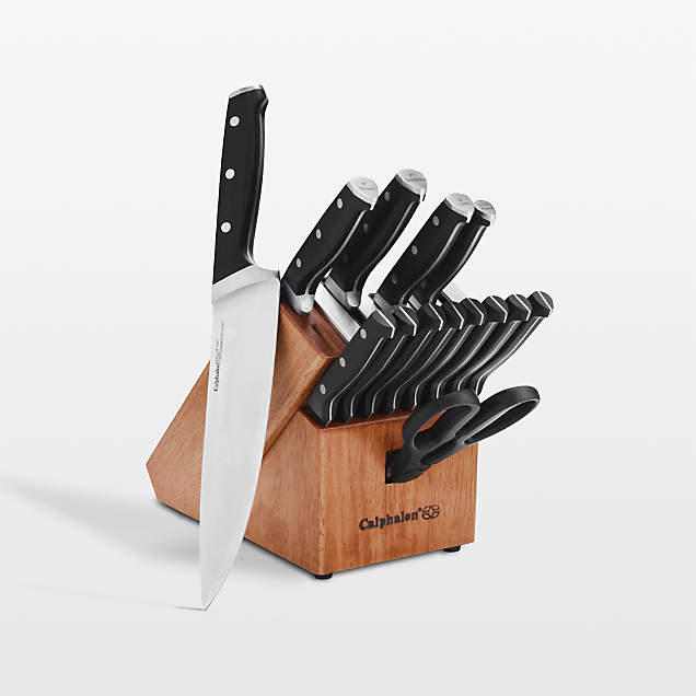 Calphalon Premier 8-Piece Steak Knife Set + Reviews | Crate & Barrel