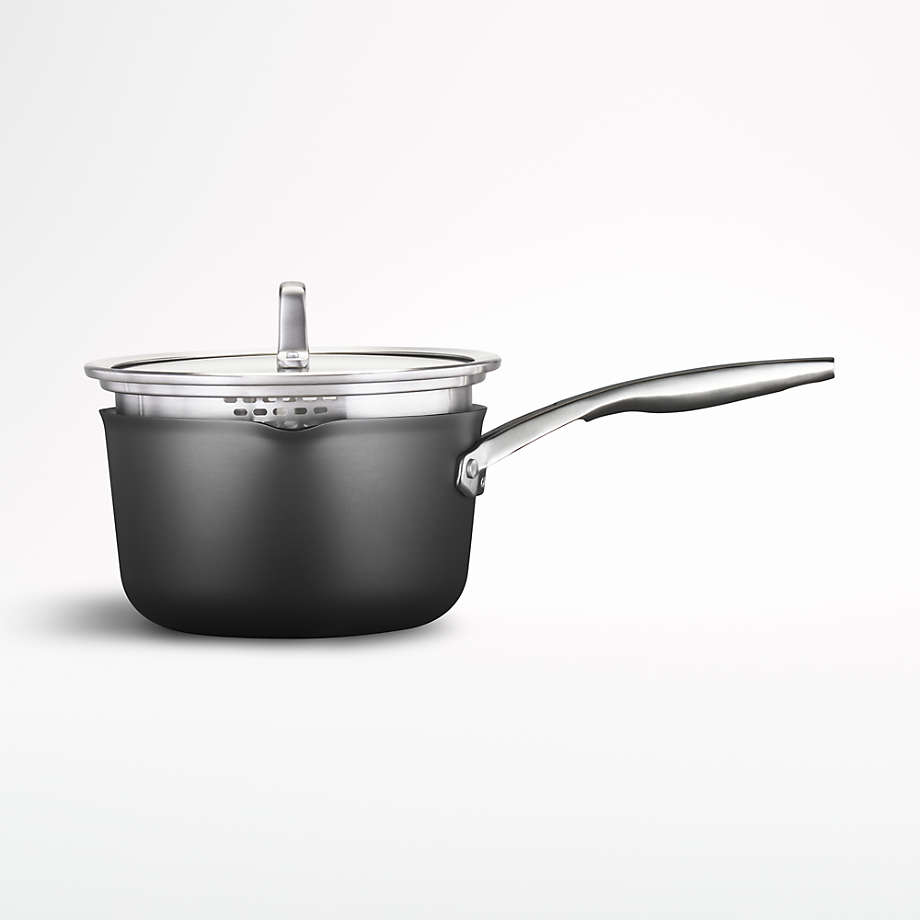 Calphalon Premier MineralShield Non-Stick 3.5-Qt. Saucepan with Lid ...