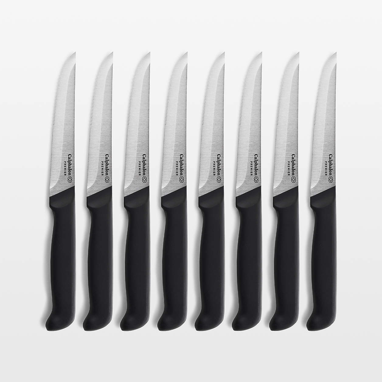 Calphalon Premier 8-Piece Steak Knife Set + Reviews | Crate & Barrel
