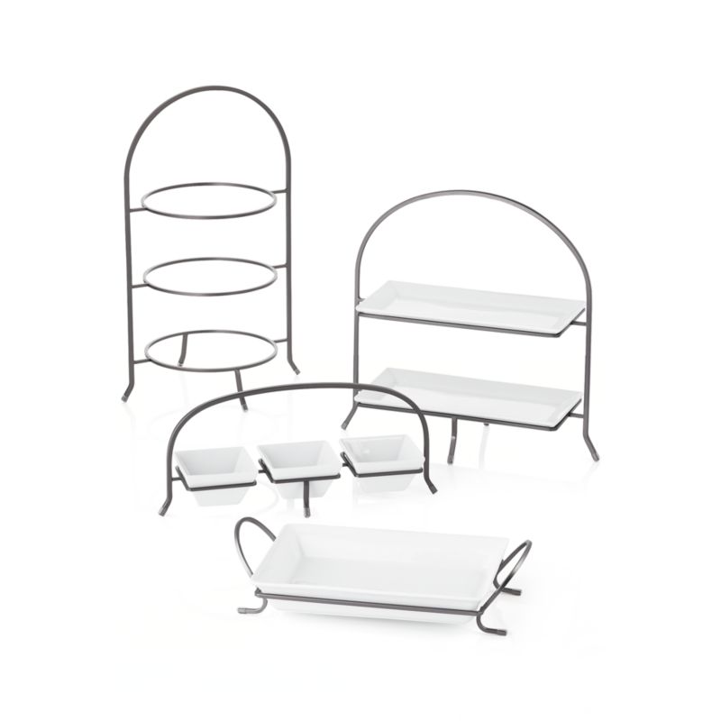 Cambridge 13.75" Graphite Baking Dish with Rack + Reviews | Crate & Barrel