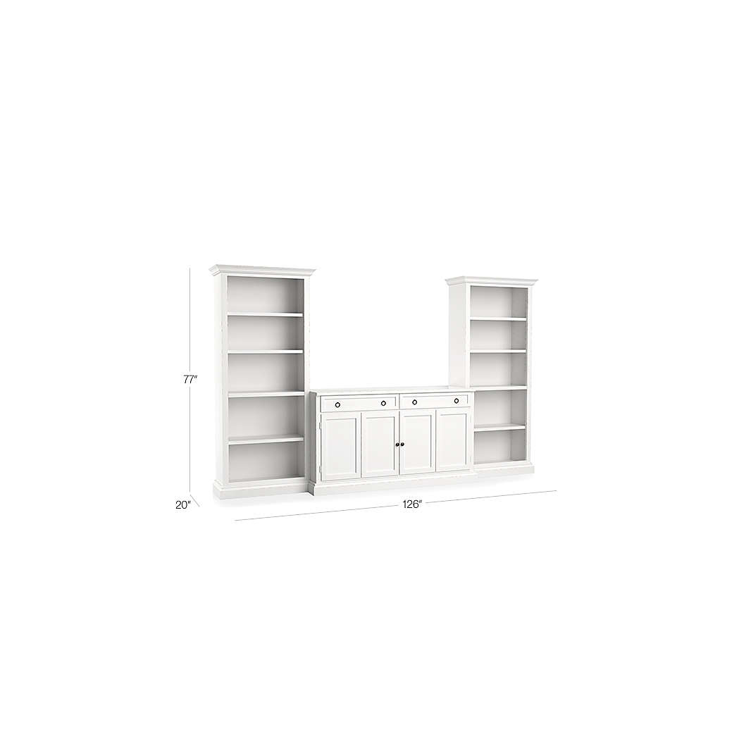 White Entertainment Centers | Crate & Barrel