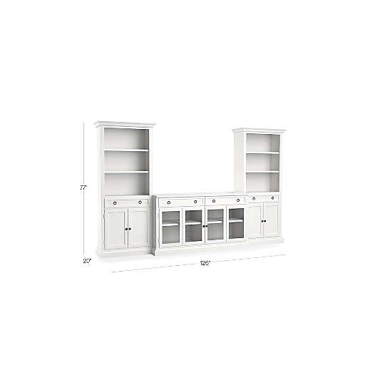 White Entertainment Centers | Crate & Barrel