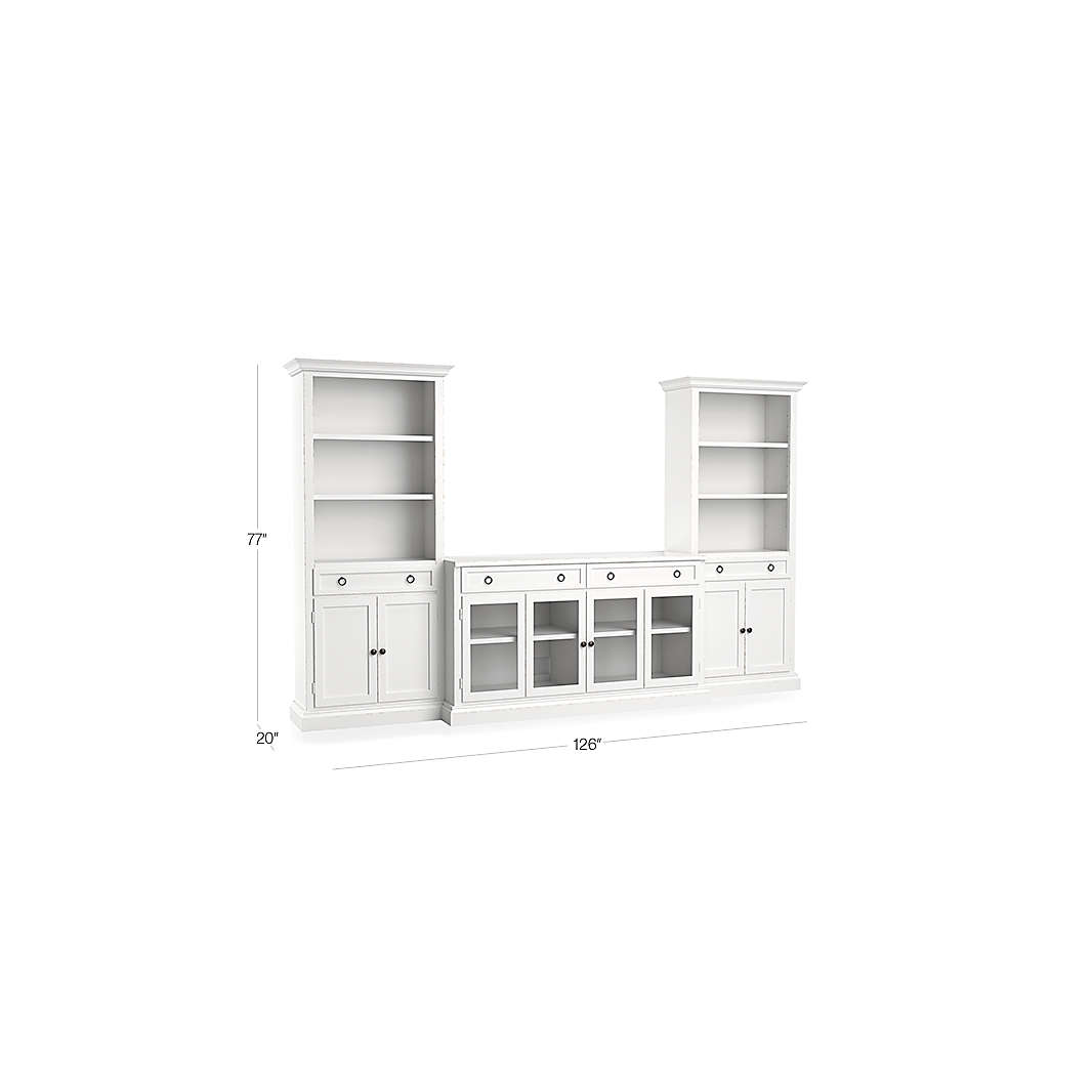 White Entertainment Centers | Crate & Barrel