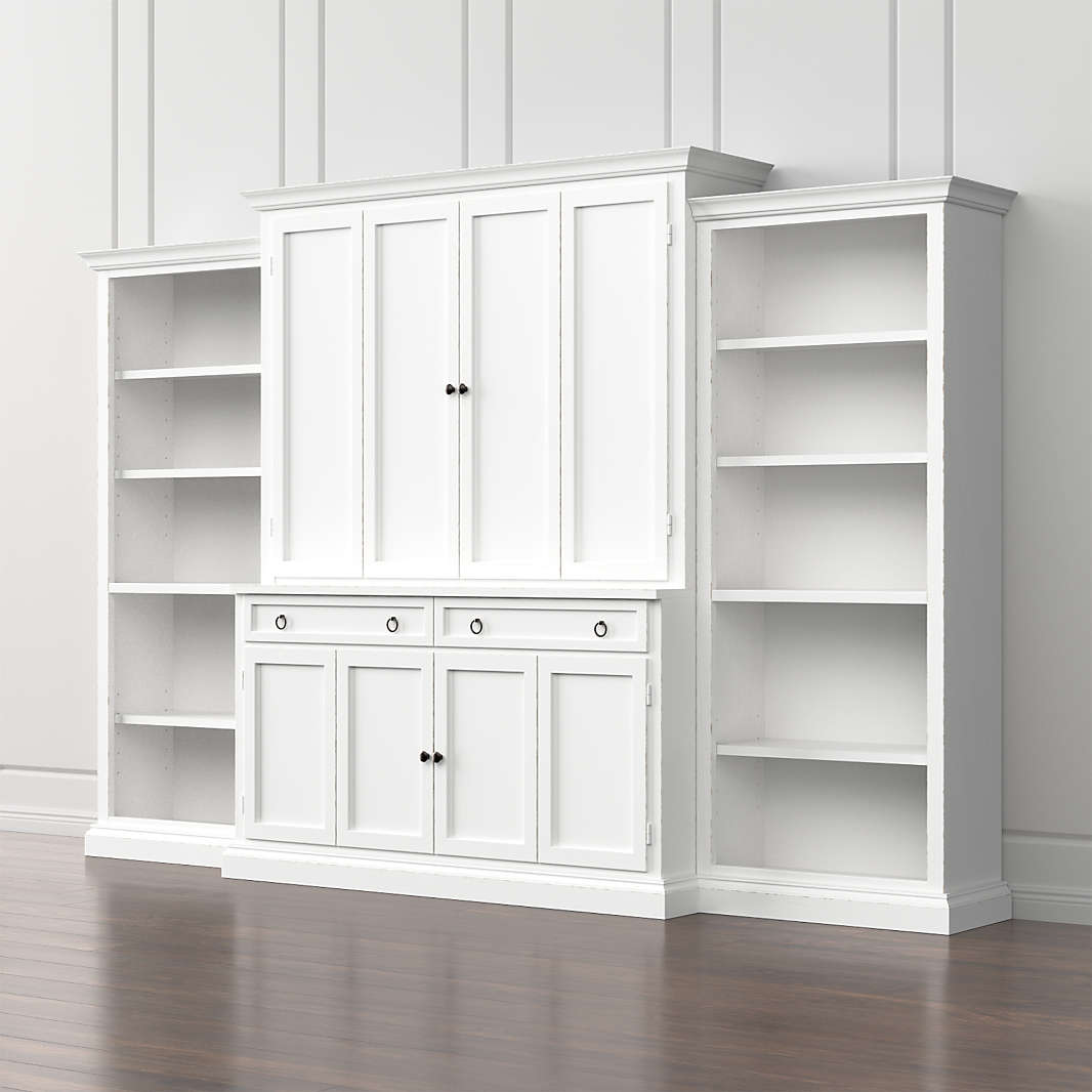 White Bookcases | Crate & Barrel